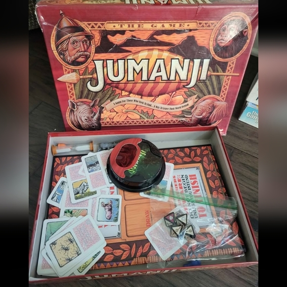 Toys | Jumanji Board Game With Cards And Spinner | Poshmark
